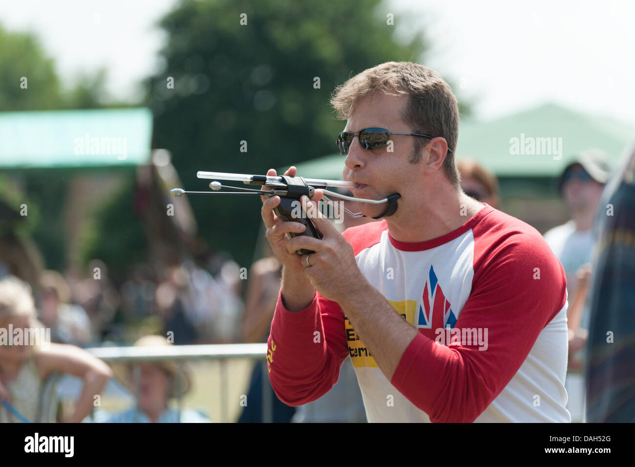 World pea shooting championships hi-res stock photography and images ...