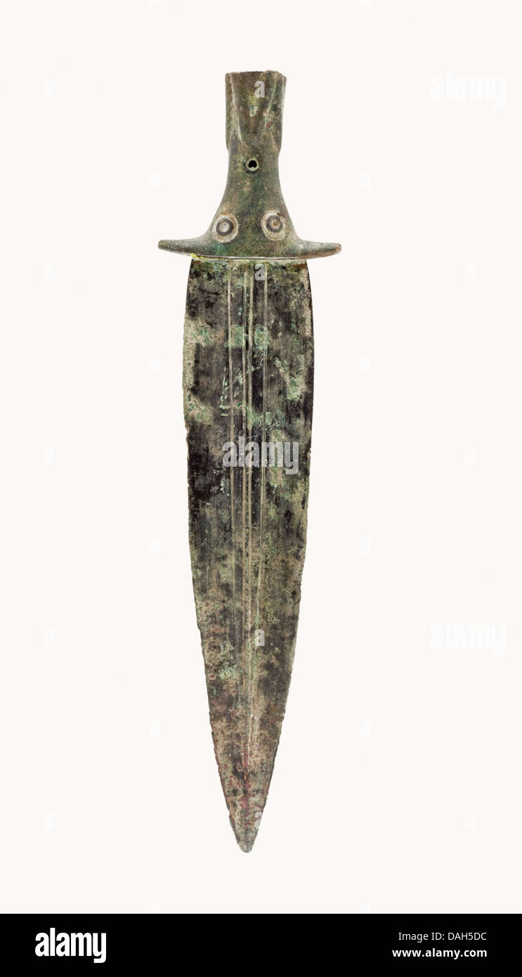 This ancient dagger is a finely crafted weapon, reflecting the ...