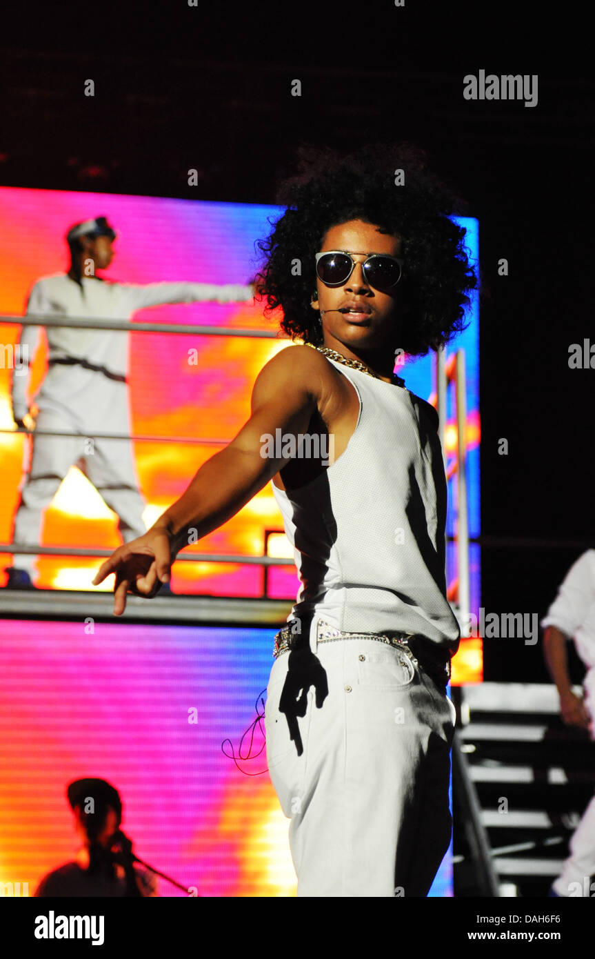 Portsmouth, Virginia, USA. 12th July, 2013. Singer PRINCETON of the pop ...