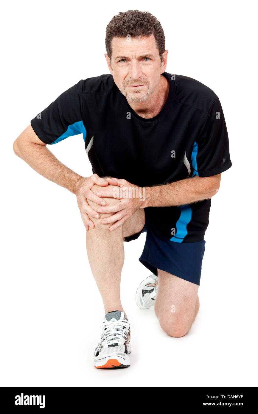 Knee injury and sports Cut Out Stock Images & Pictures - Alamy