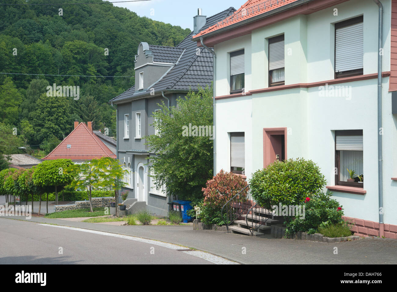 Houses in Tholey Stock Photo - Alamy