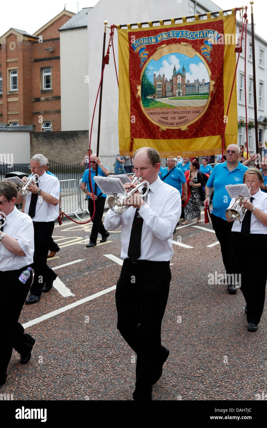 Durham Miners Gala Brass Band High Resolution Stock Photography and ...