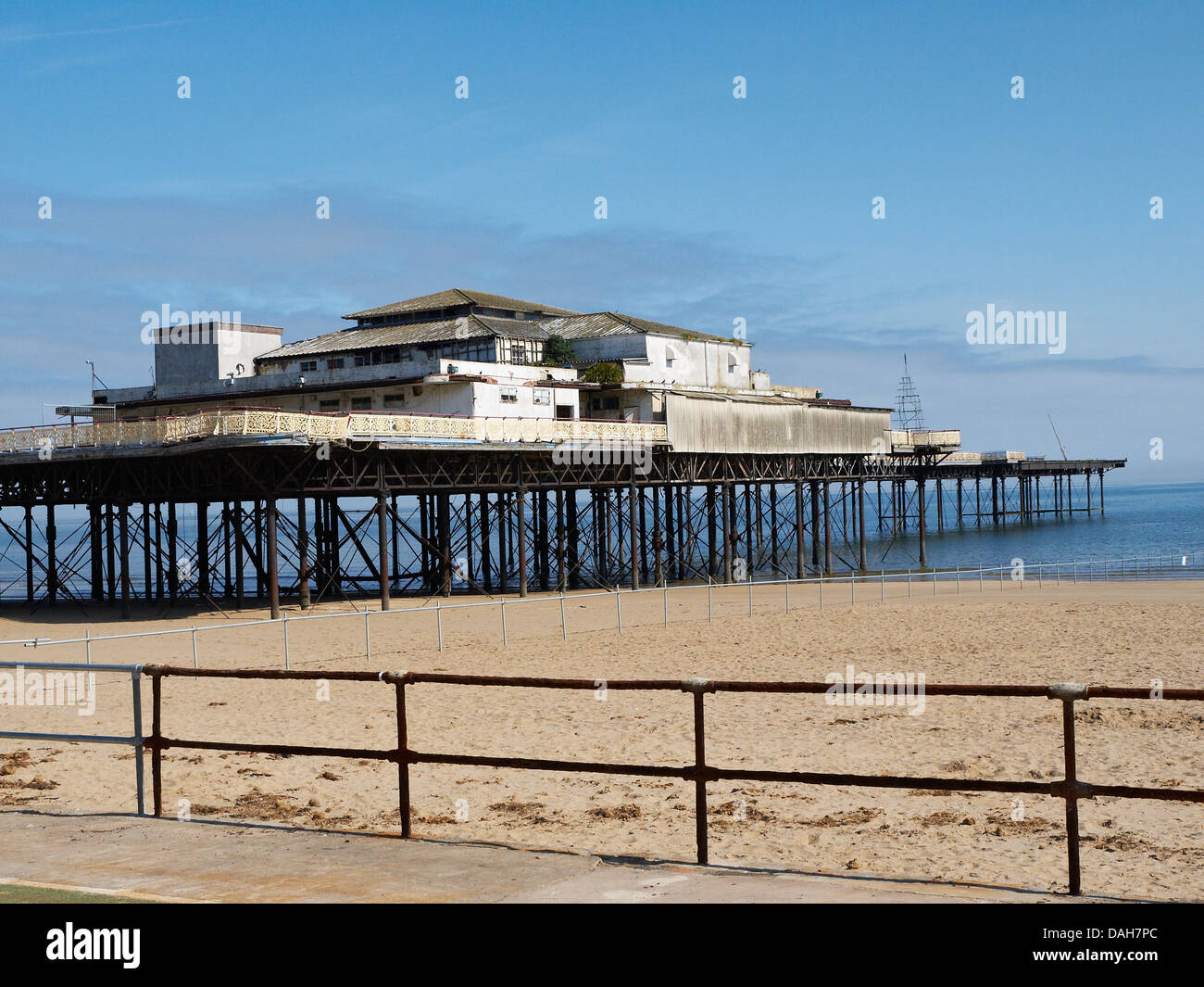 Derelict pier in Colwyn Bay North Wales UK Stock Photo - Alamy