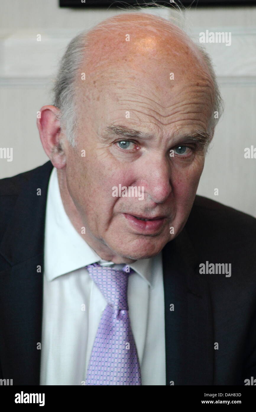 Vince Cable MP, Secretary of State for Business, Skills and Innovation ...