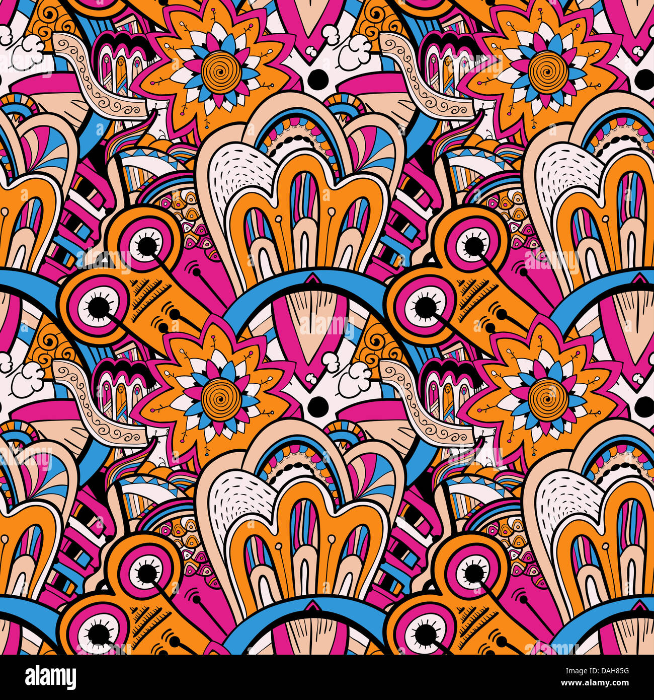 Seamless steampunk pattern can be used for wallpaper, pattern fills ...
