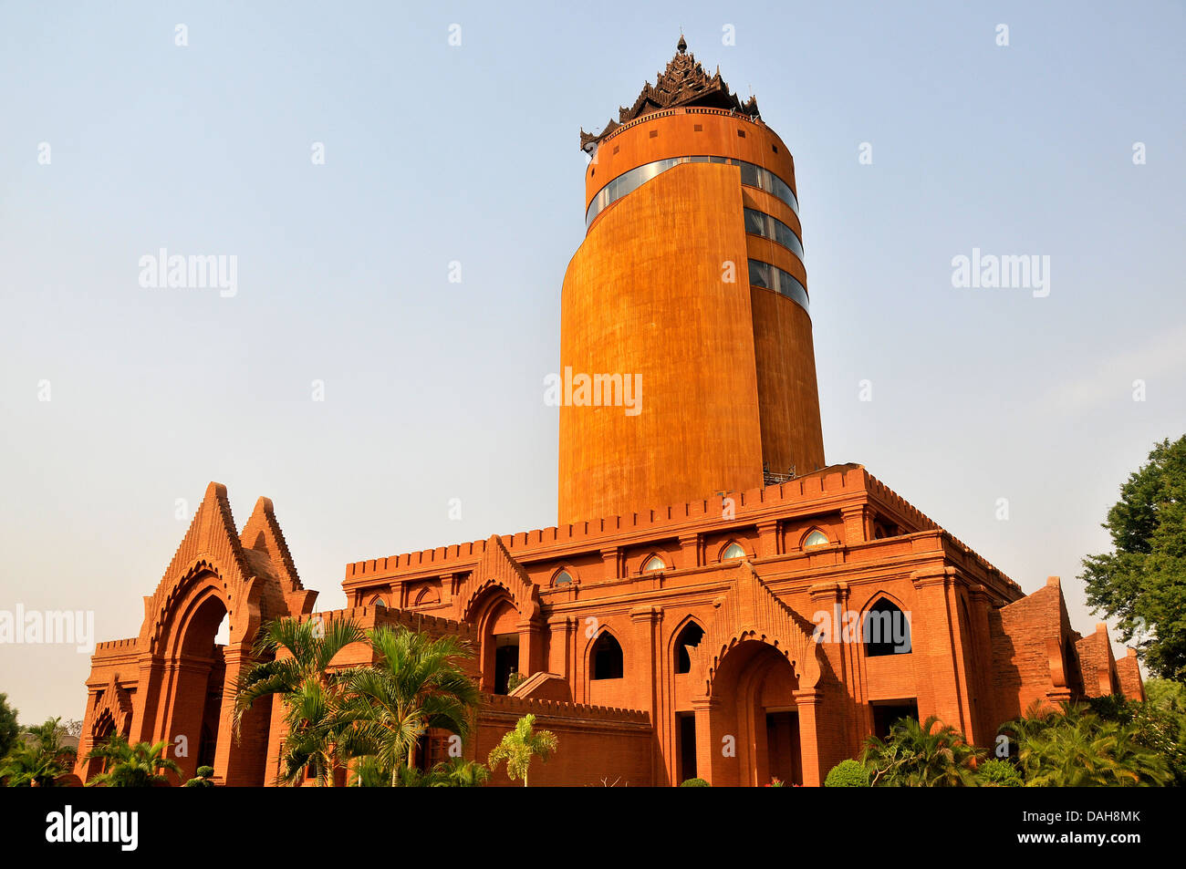The Nan Myint viewing observatory tower Bagan Myanmar Stock Photo - Alamy
