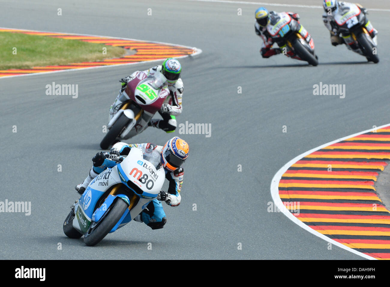 Oberlungwitz, Germany. 13th July, 2013. Esteve Rabat (Tuenti HP 40 ...