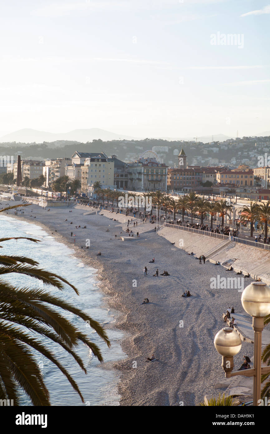 Beach nice provence nice france hi-res stock photography and images - Alamy