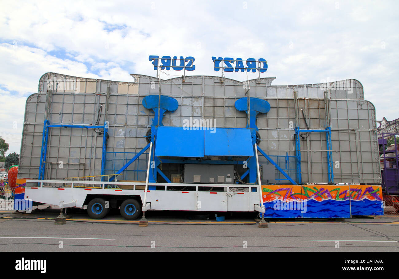 Theme park truck at the annual Taste of Lawrence street festival on ...
