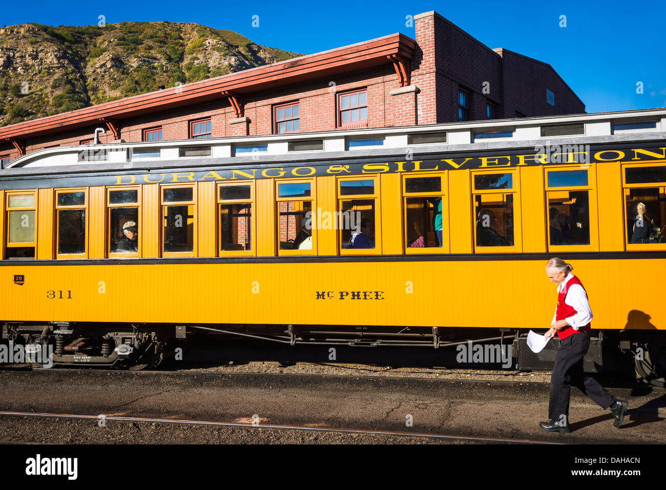 Historic colorado passenger train car hi-res stock photography and ...