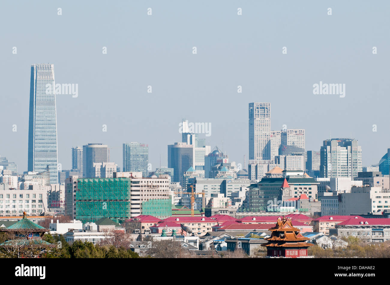 Aerial view from Beihai Park in Beijing, China Stock Photo - Alamy