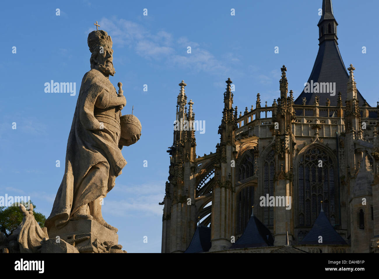 Cathedral of St. Barbora (St. Barbara's Church), Kutna Hora, Czech ...