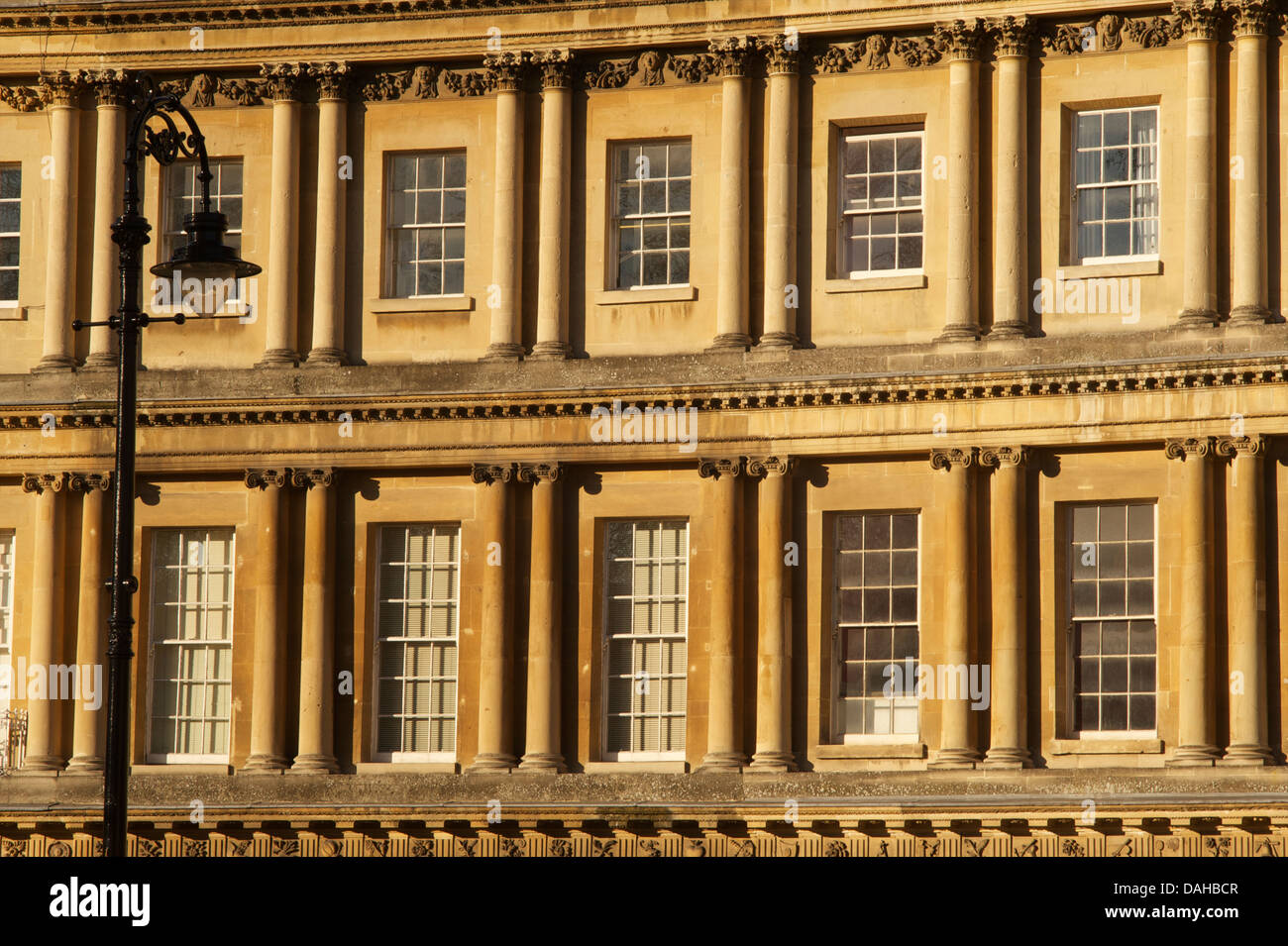 Georgian architecture in The Circus, Bath, Somerset. Completed in 1768 ...