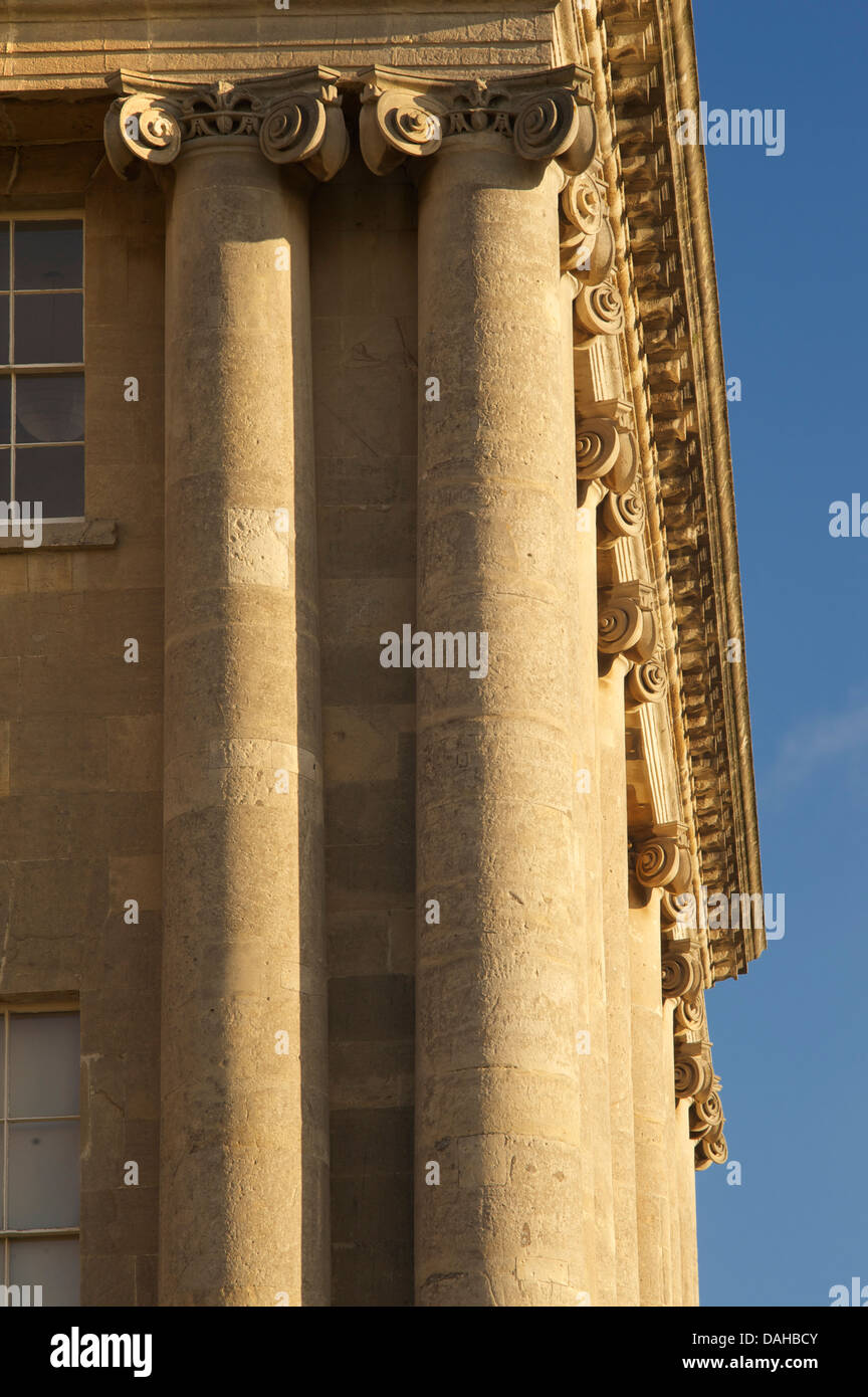 Georgian architecture, Royal Crescent, Bath, Somerset. Built 1767Ð1774 ...