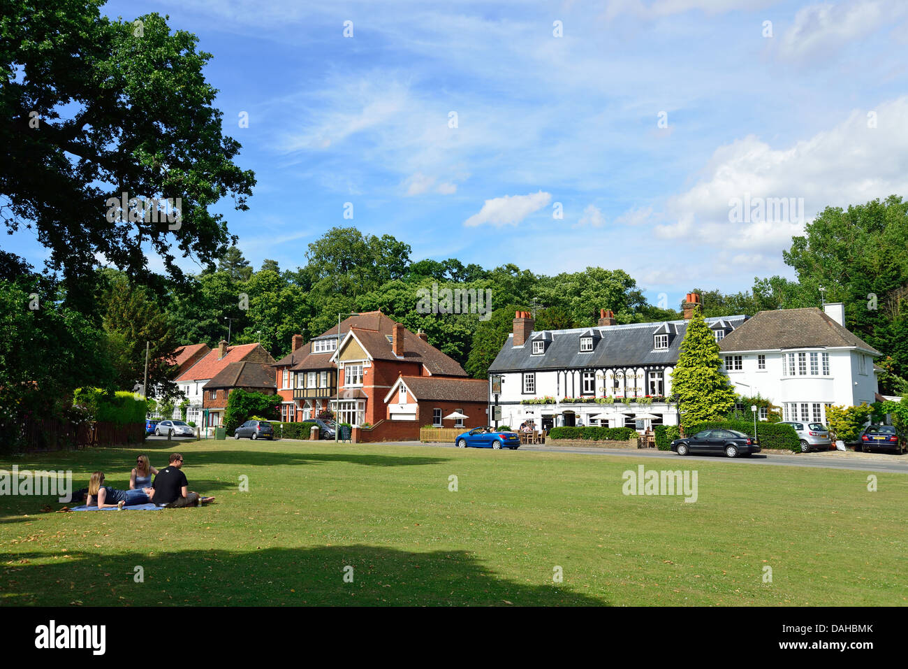 The Green, Esher, Surrey, England, United Kingdom Stock Photo - Alamy