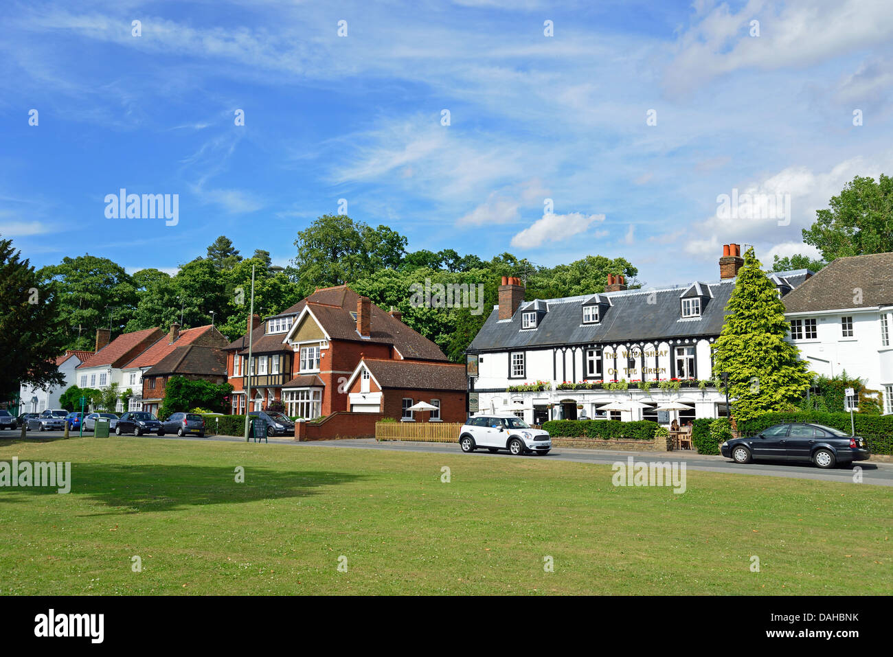 The Green, Esher, Surrey, England, United Kingdom Stock Photo - Alamy