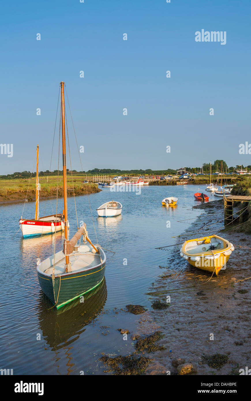 View of Morston Harbour Stock Photo - Alamy