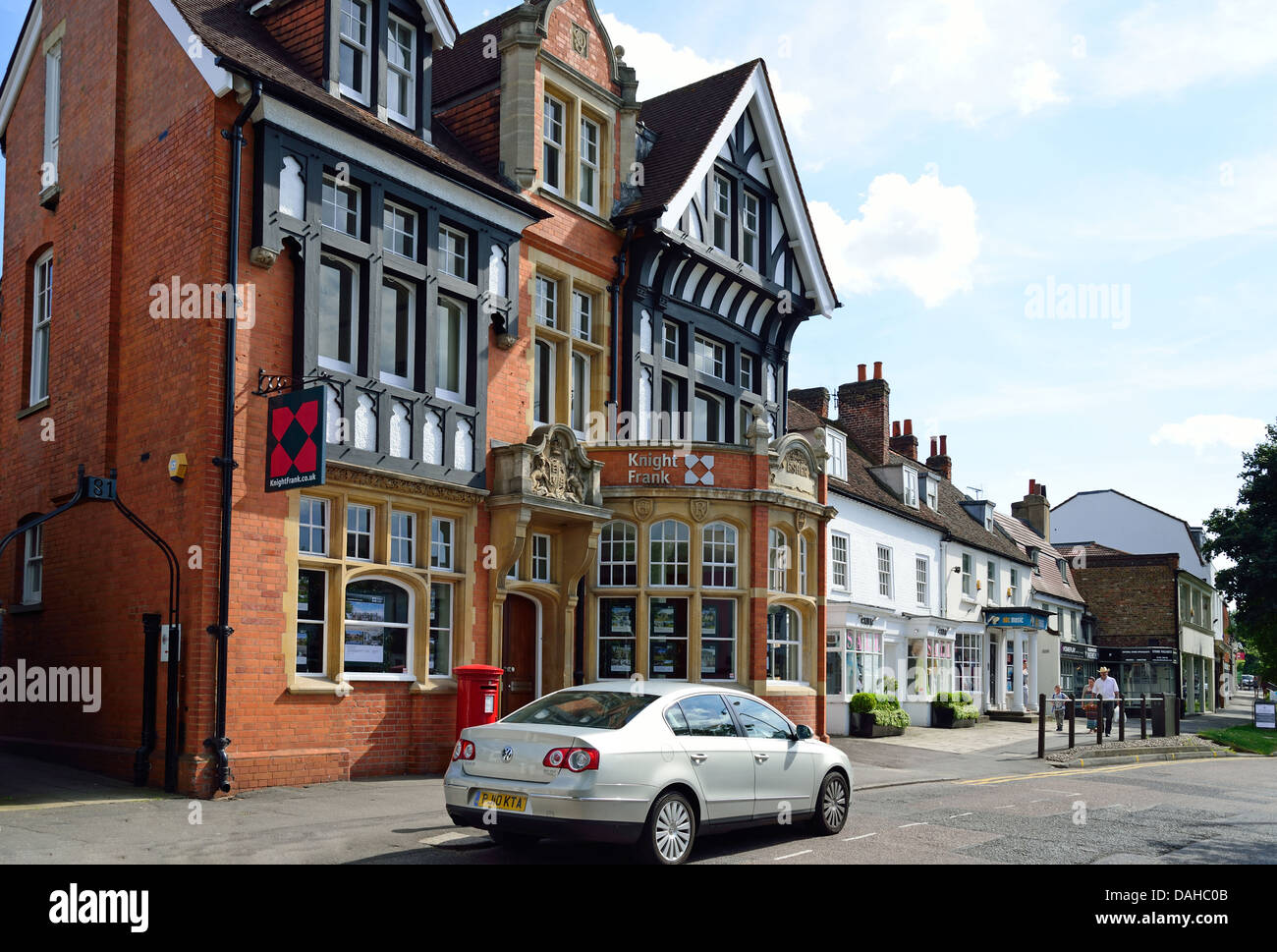 Period buildings in High Street, Esher, Surrey, England, United Kingdom ...