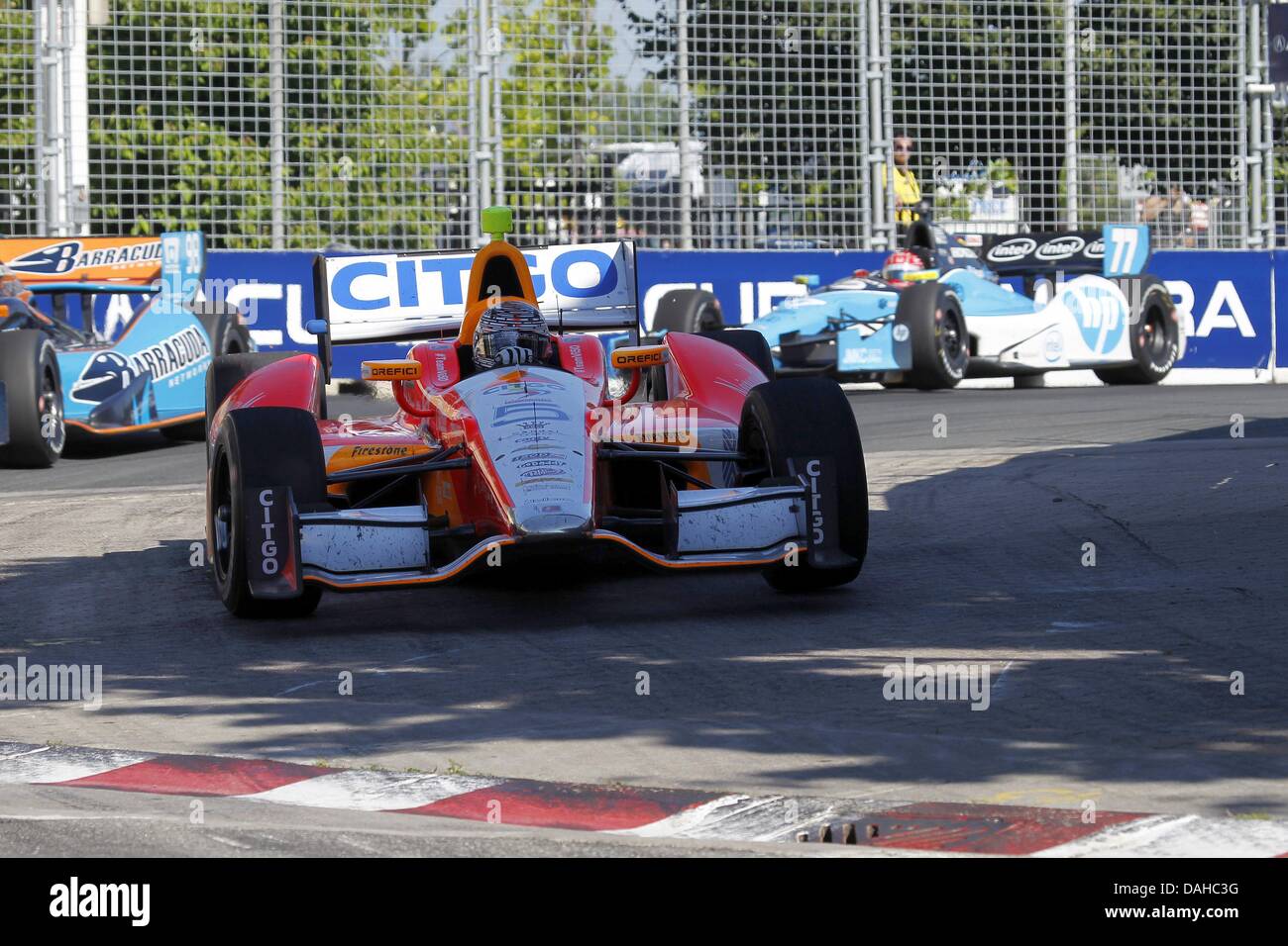 Toronto, Ontario, Canada. 13th July, 2013. IZOD Indycar Series, Honda ...