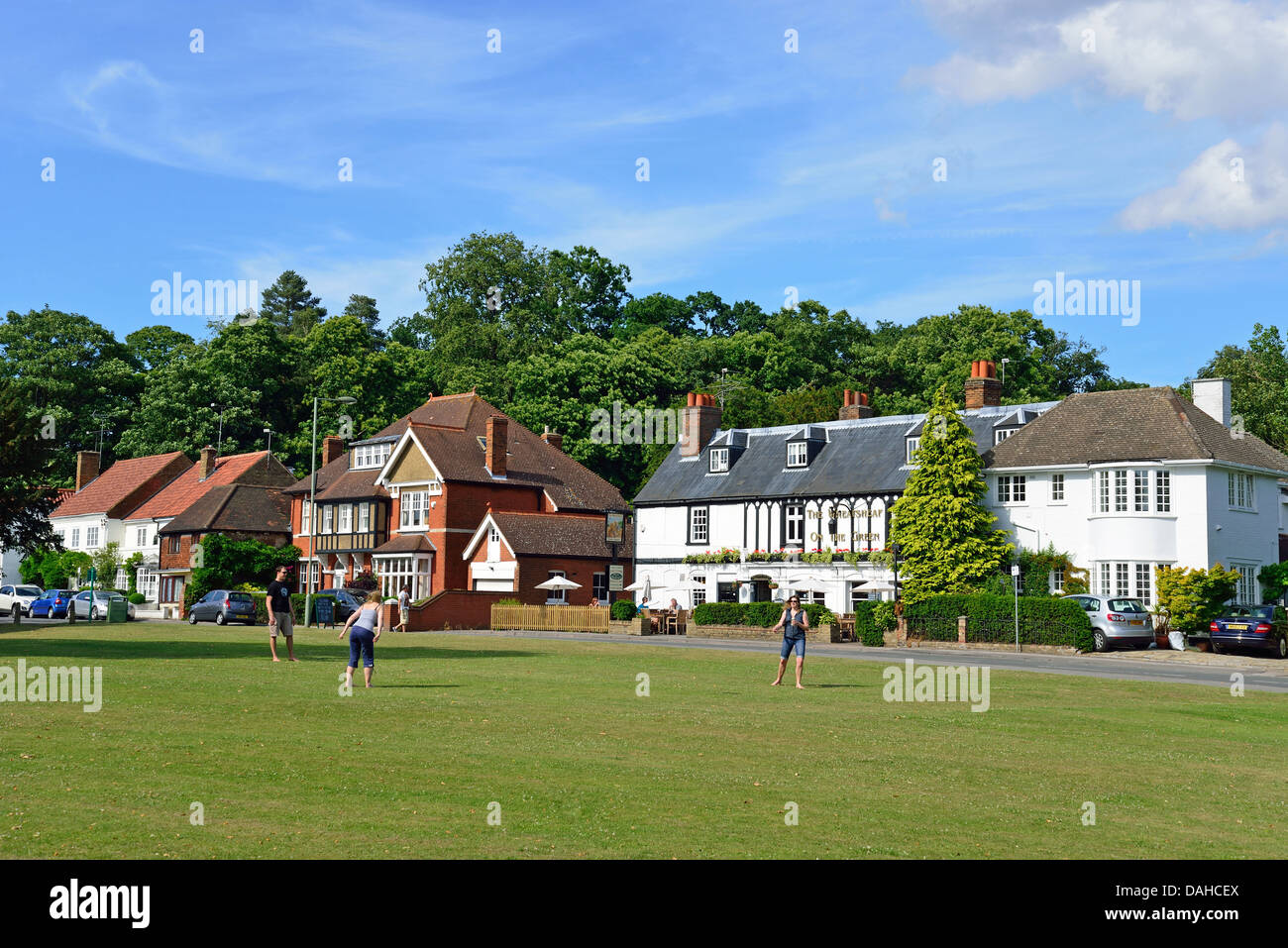 The Green, Esher, Surrey, England, United Kingdom Stock Photo - Alamy