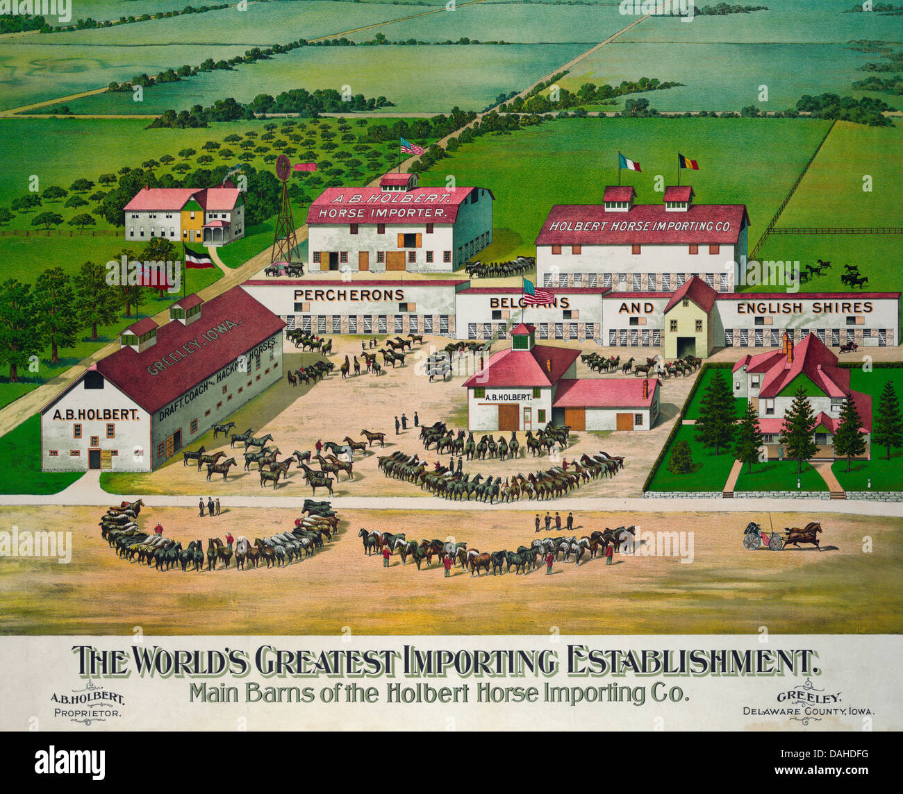 The World's Greatest Importing Establishment - Main Barns of the ...