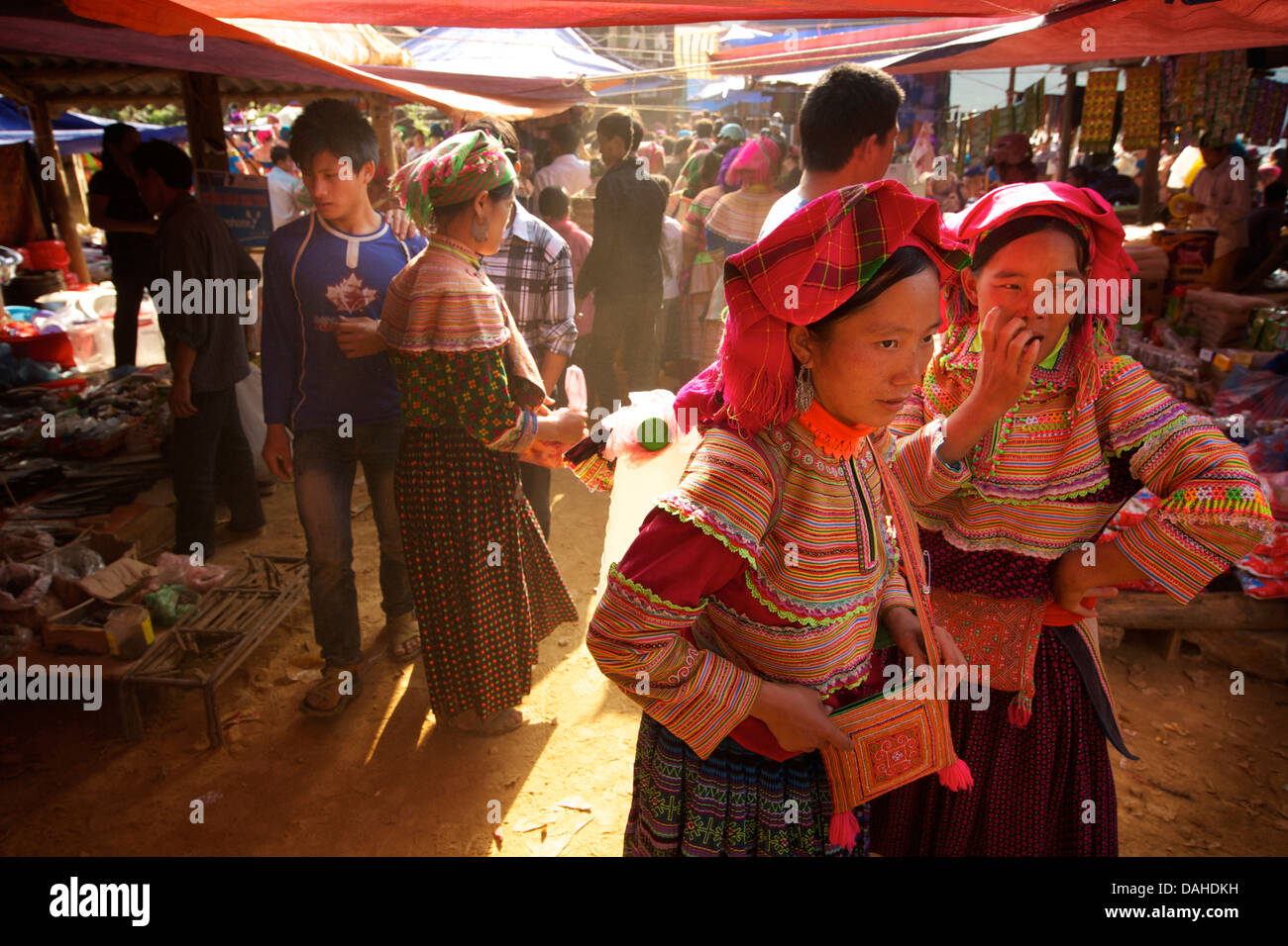 Can Cau market, near Bac Ha. Lao Cai Province, Northern VietnamCan Cau ...