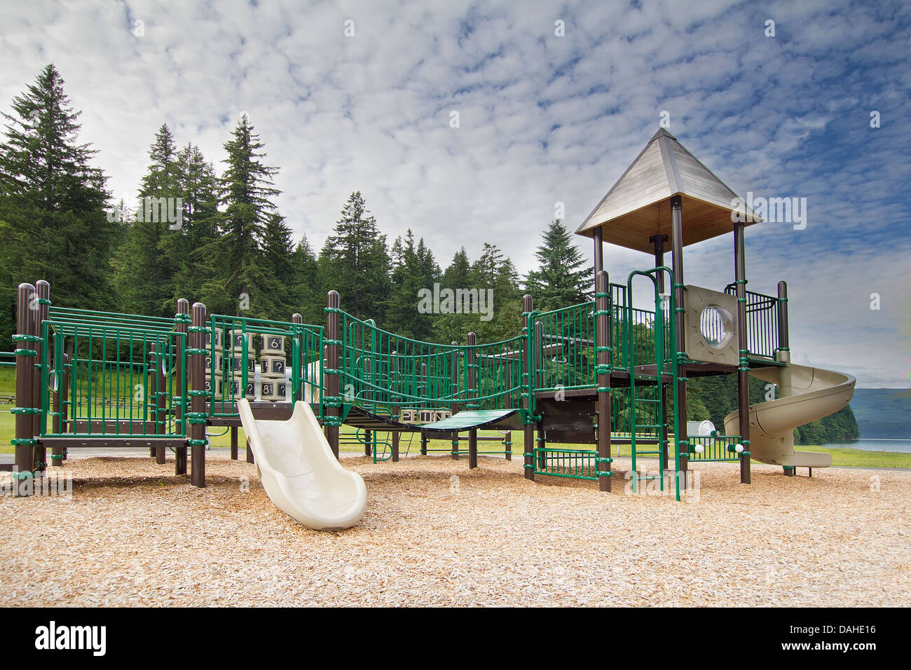 Childrens Playground at Lake Merwin Park Along Lewis River in ...