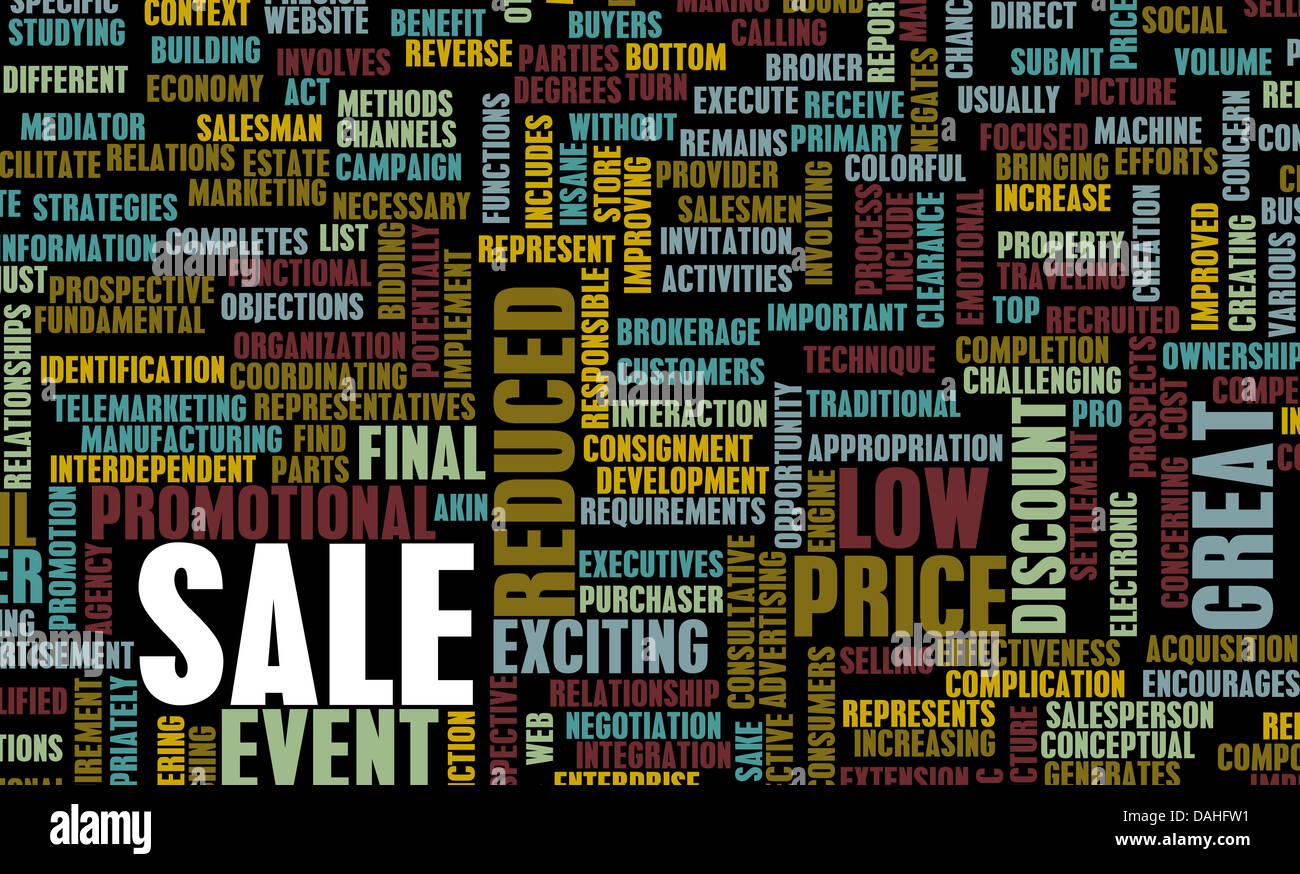 Sale in a Store or Shopping Mall Concept Stock Photo - Alamy