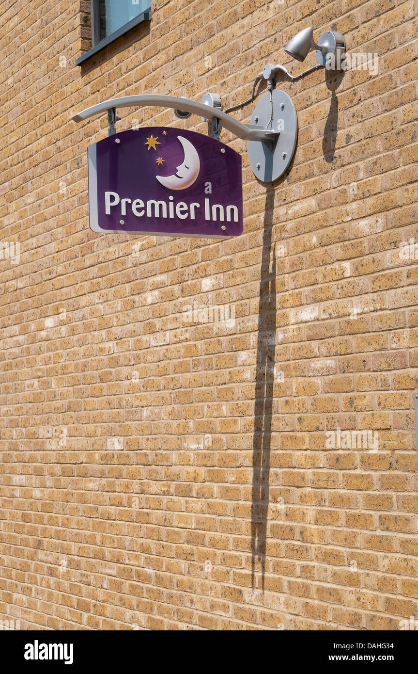 Premier inn sign logo hi-res stock photography and images - Alamy