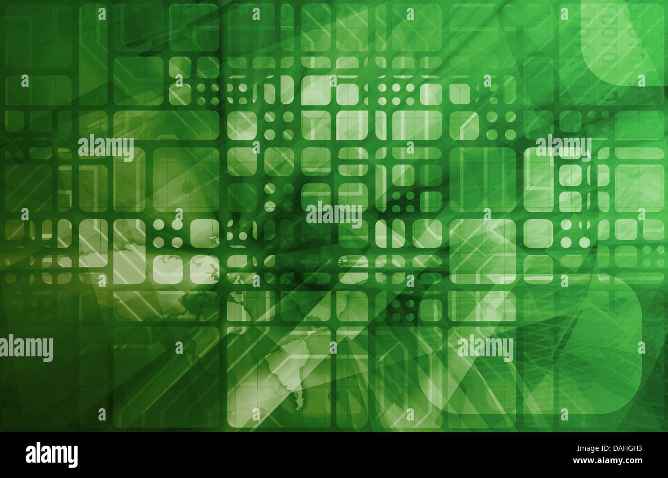 Digital Science with Virtual Technology in Art Stock Photo - Alamy