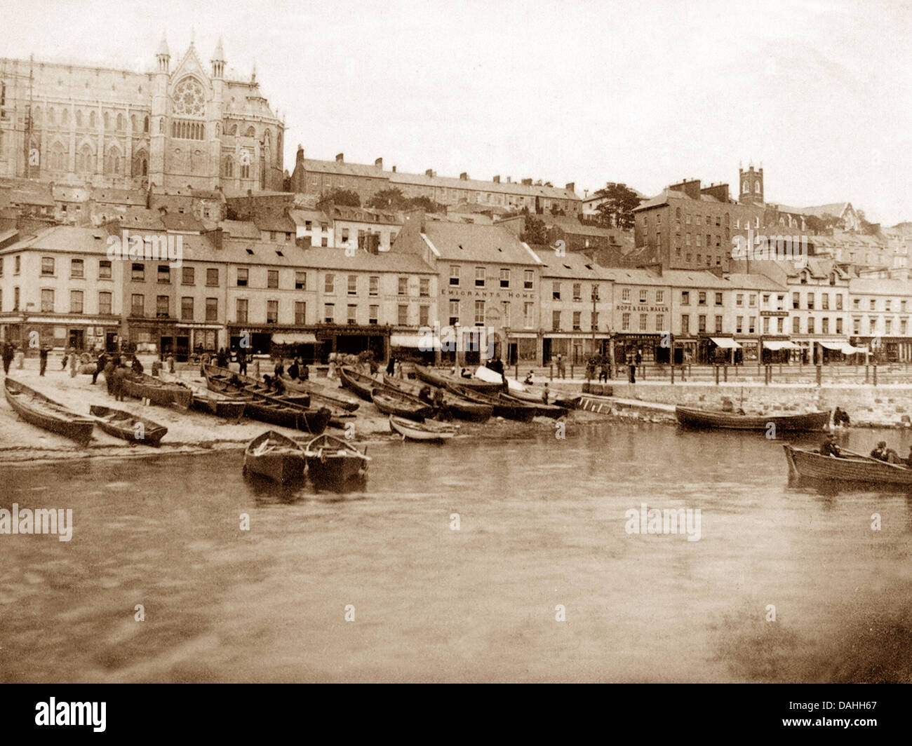Cobh / Queenstown East Beach early 1900s Stock Photo - Alamy
