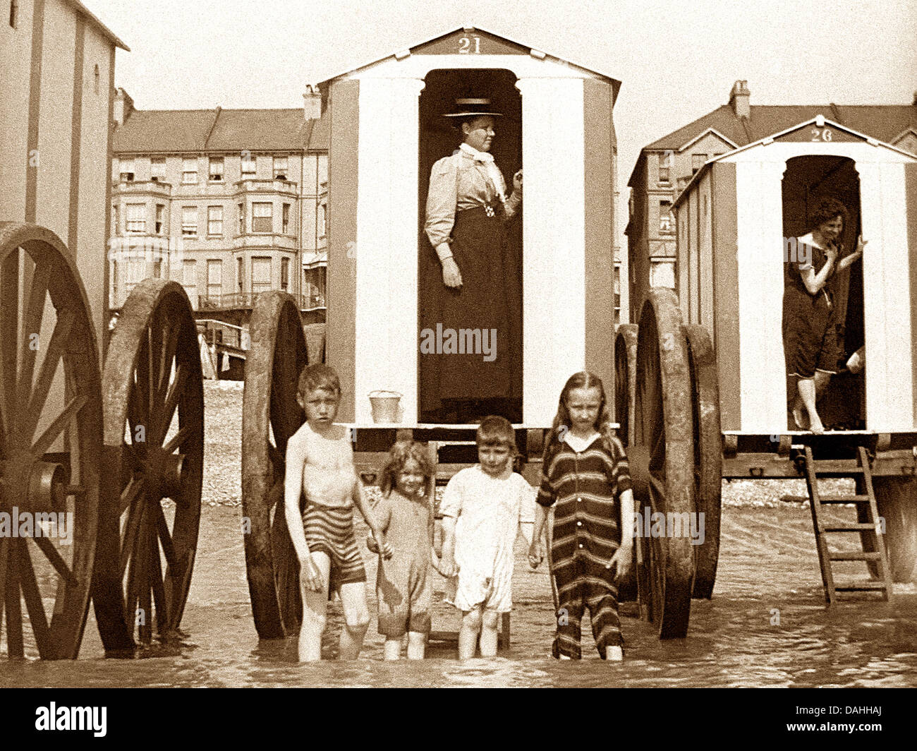Victorian Bathing Machines High Resolution Stock Photography and Images ...