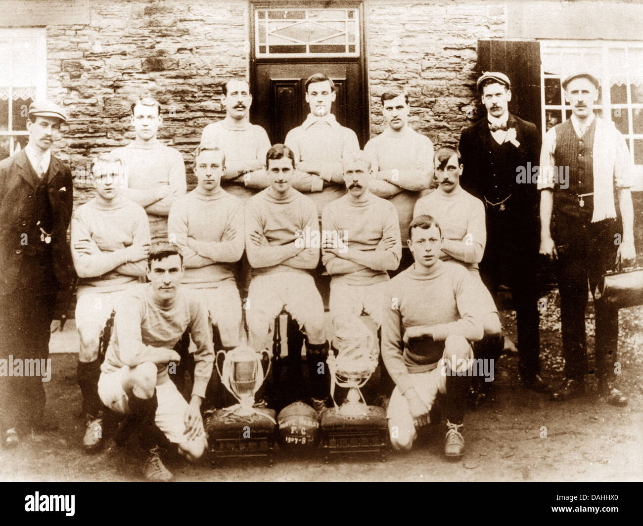 Thorpe Hesley FC in 1908 Stock Photo - Alamy