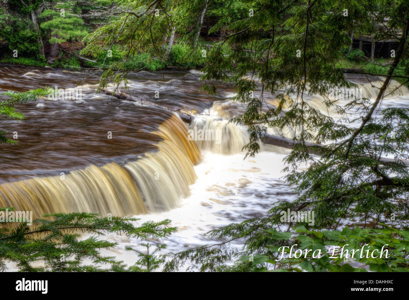 A Glimpse of Heaven. Waterfall cascading through the forest ...