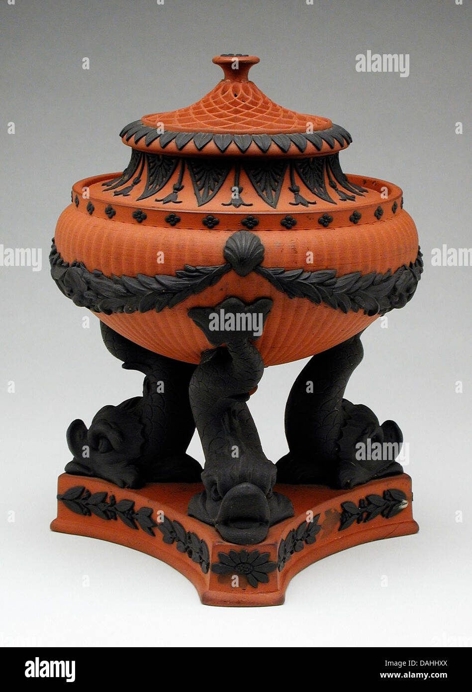 This dolphin-shaped tripod pastille burner from LACMA’s collection is a ...