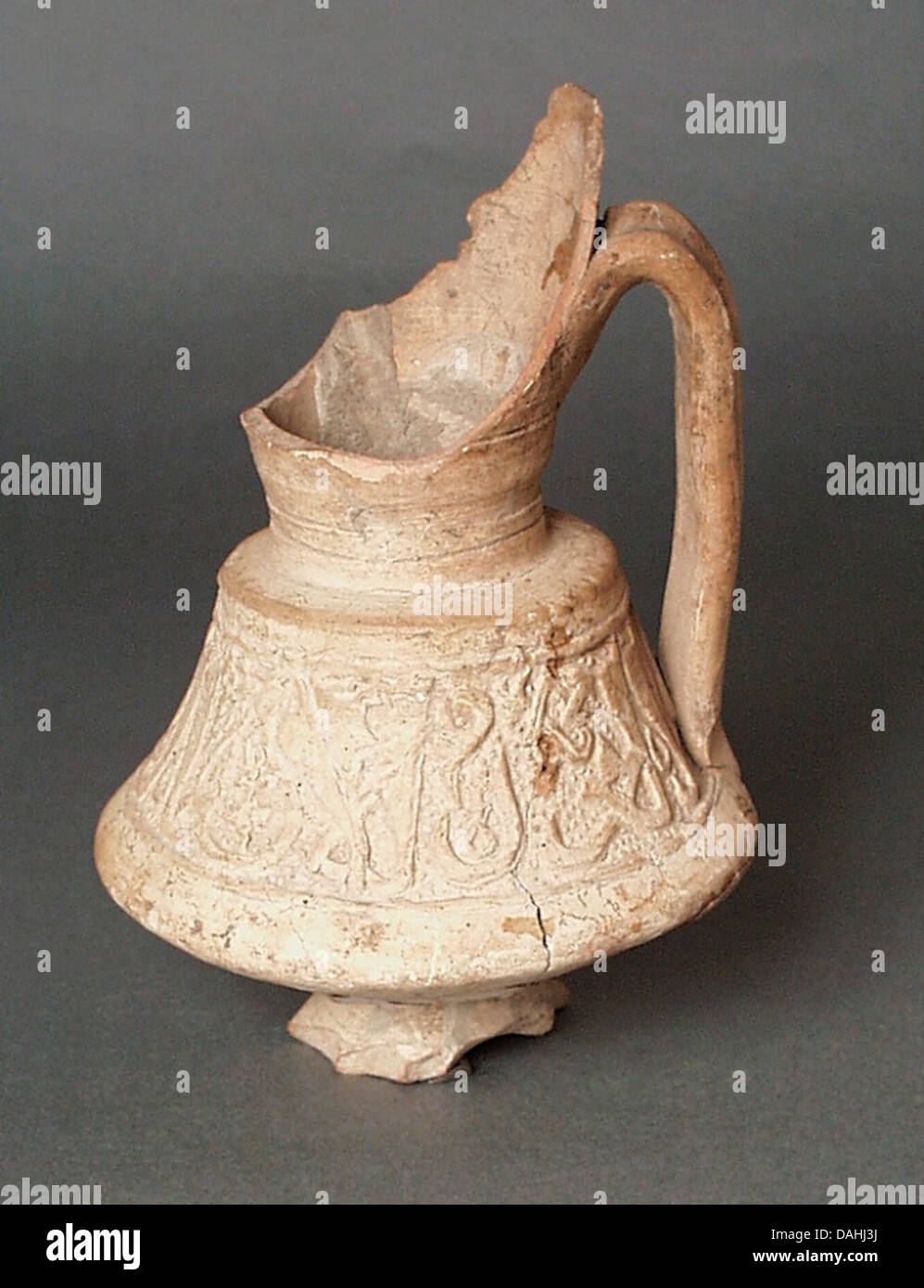 An ewer from the Los Angeles County Museum of Art, a ceramic pitcher ...