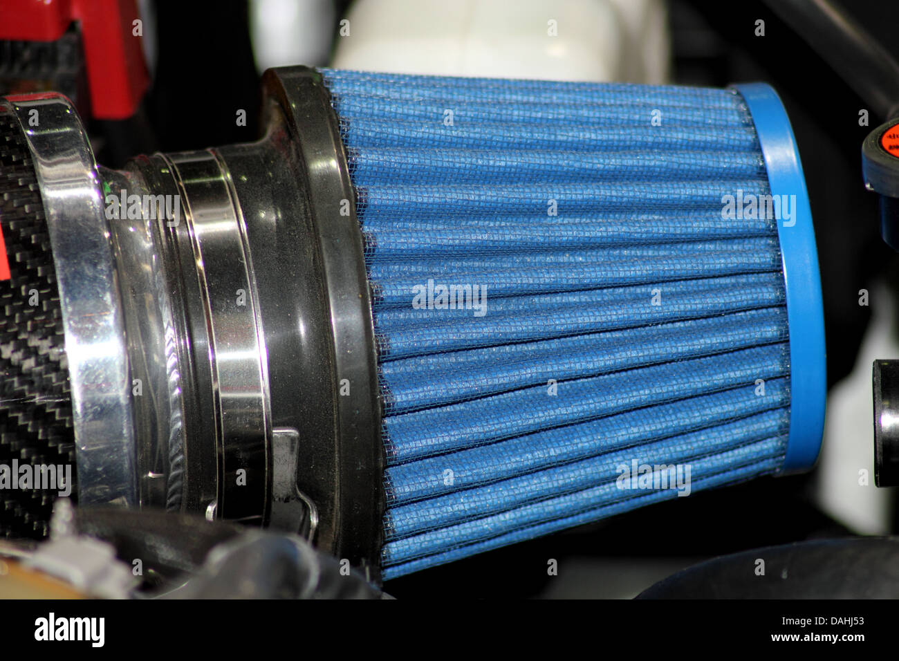 A Components engine tuning car air filter Stock Photo - Alamy