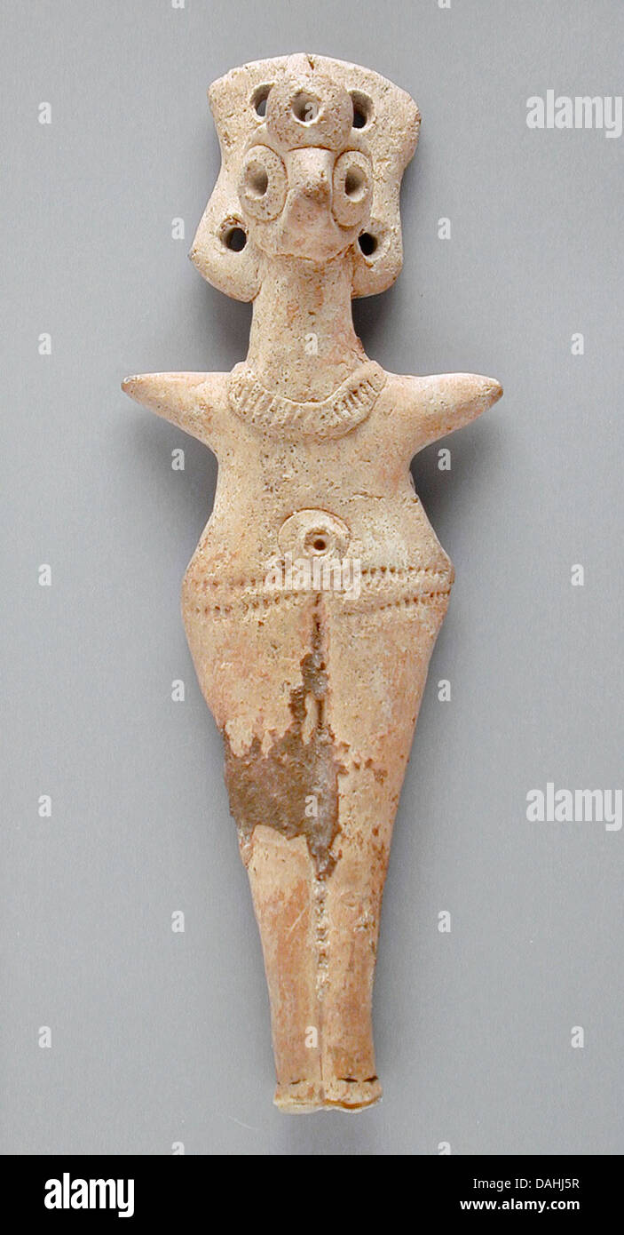 A sculpture of a female figure, reflecting the artistic styles and ...