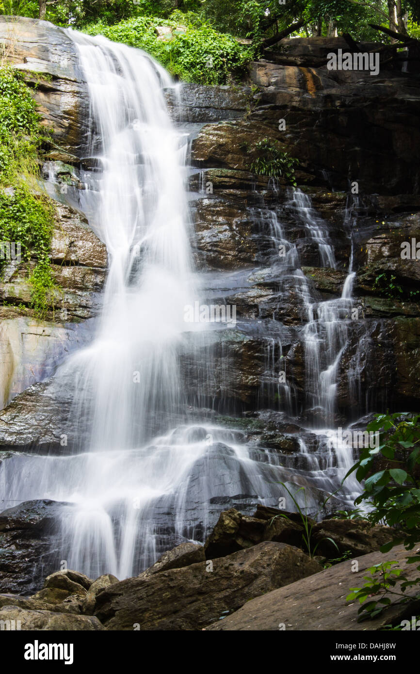 Tad Mork Water Fall in Maerim , Chiangmai Thailand Stock Photo - Alamy