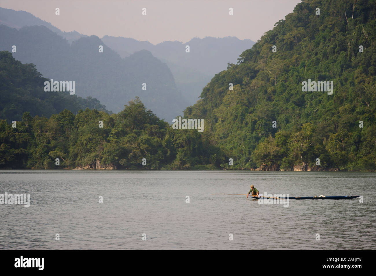 The largest natural lake in vietnam nam mau commune hi-res stock ...
