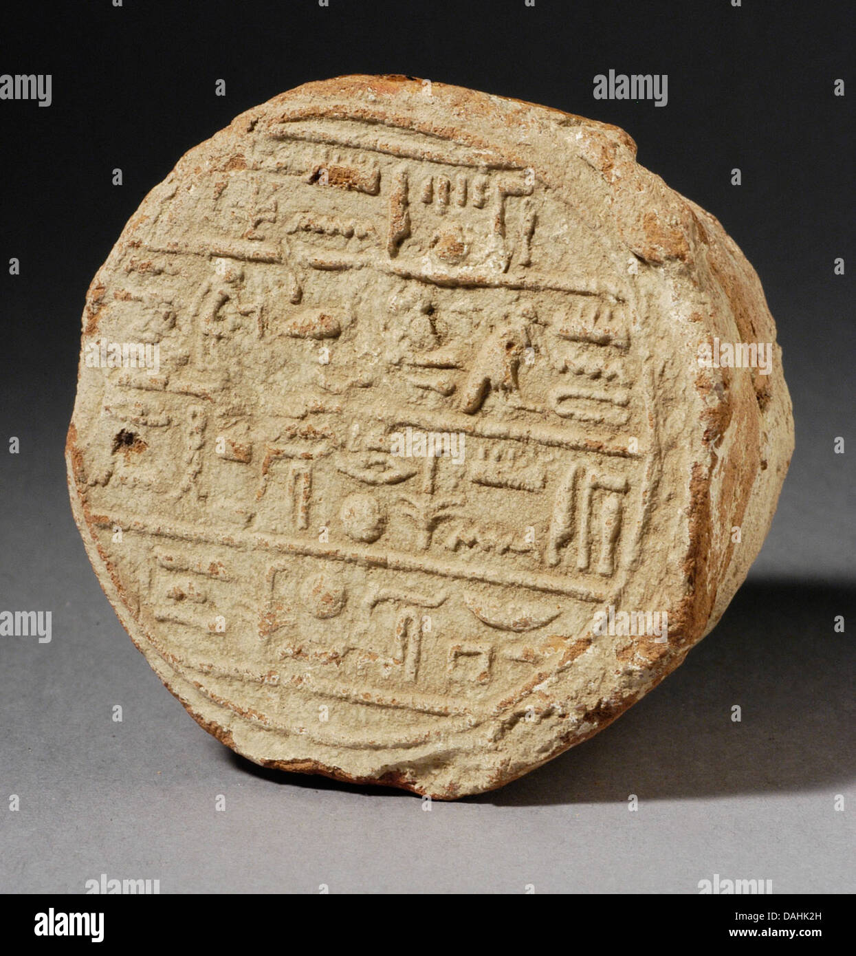 This funerary cone depicts Mentuemhat, a high-ranking Egyptian official ...