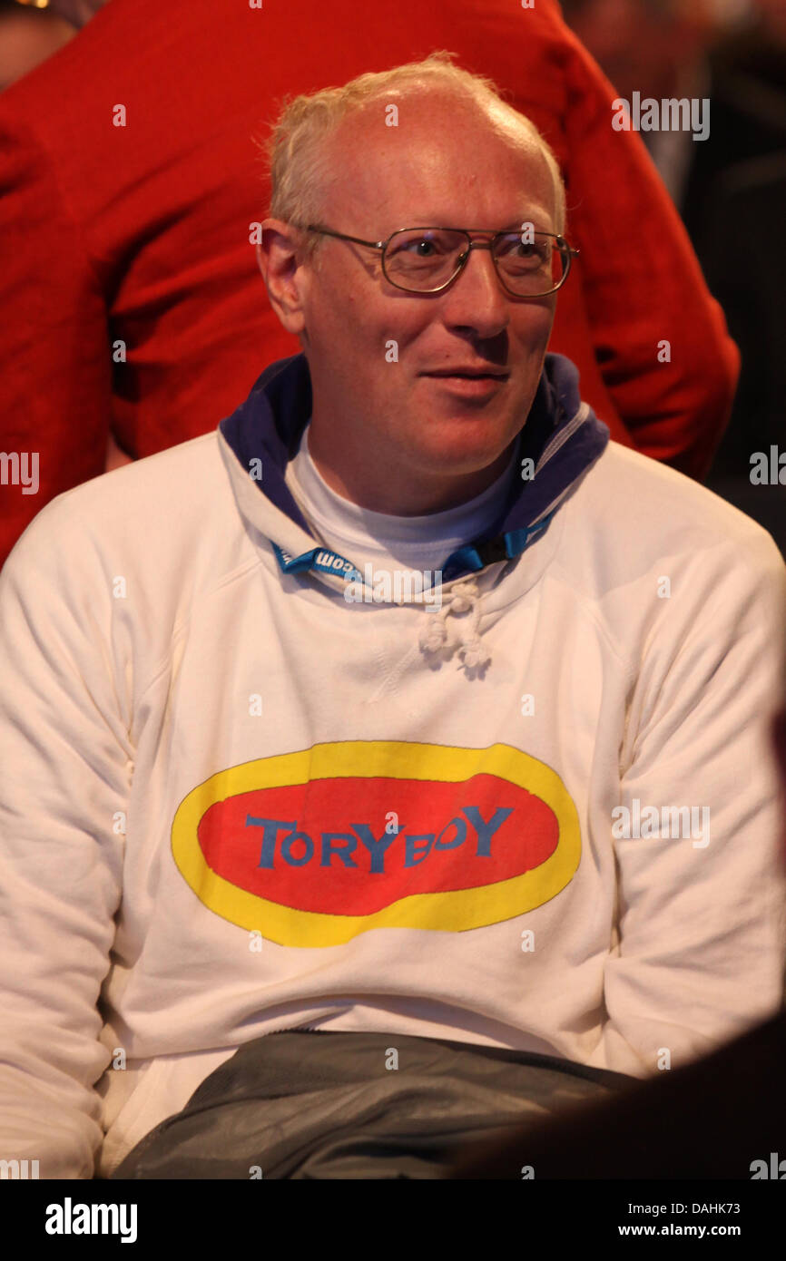 Tory Boy middle aged Conservative supporter at the 2009 Conservative ...