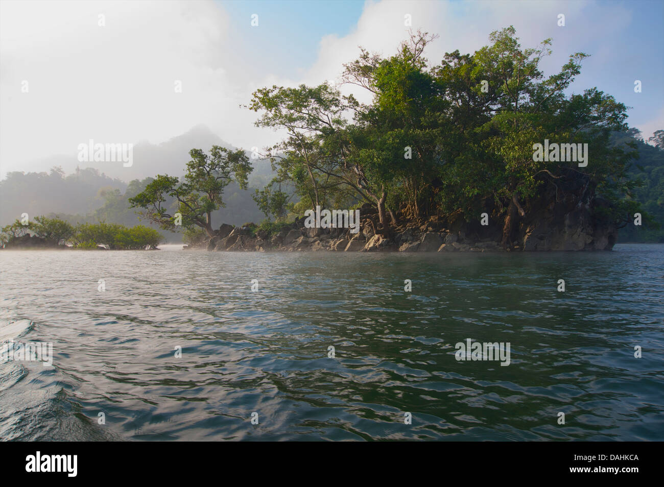 Ba Be lake is the largest natural lake in Vietnam. Nam Mau commune, Bac ...