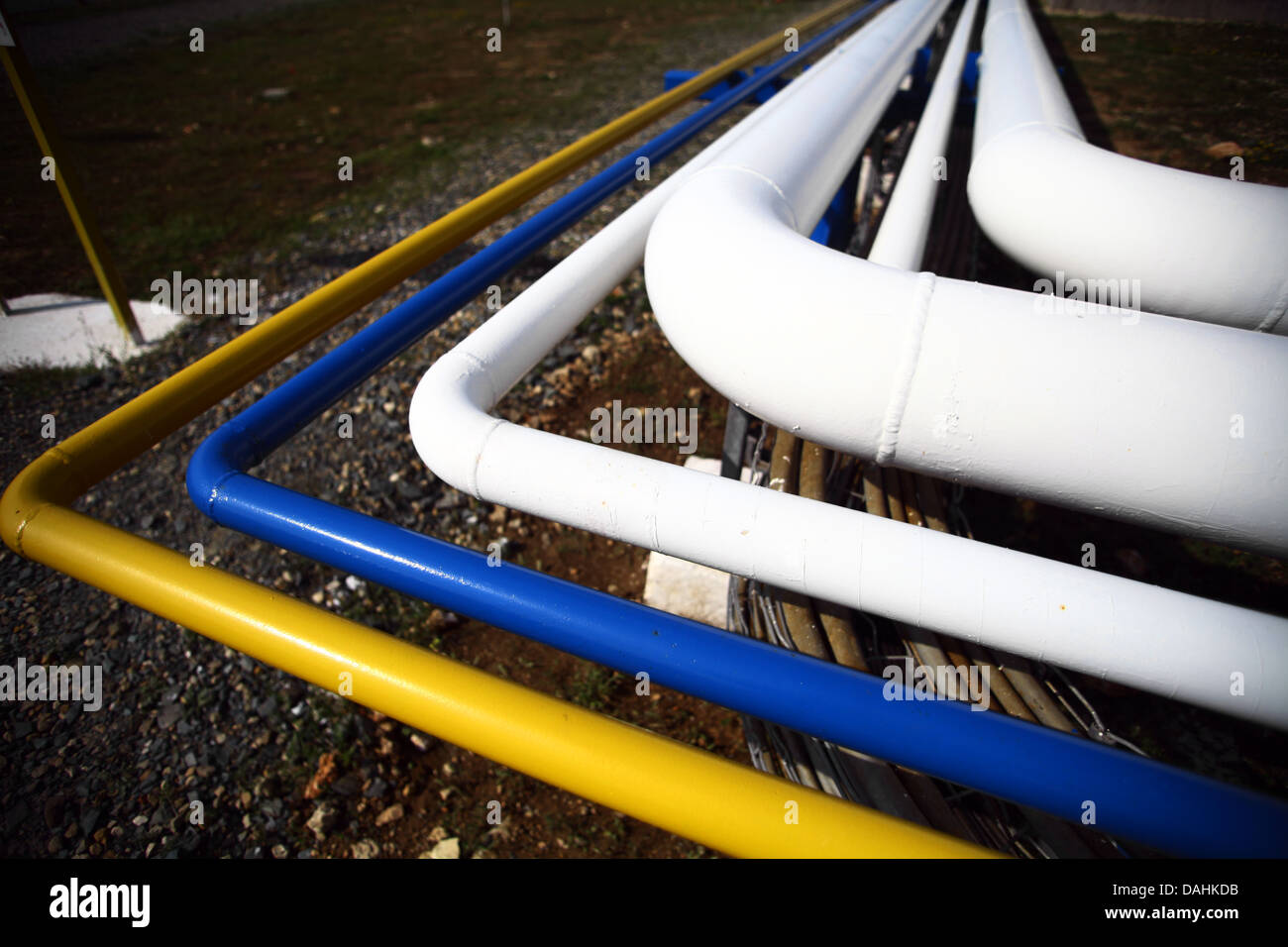 Colored pipes hi-res stock photography and images - Alamy