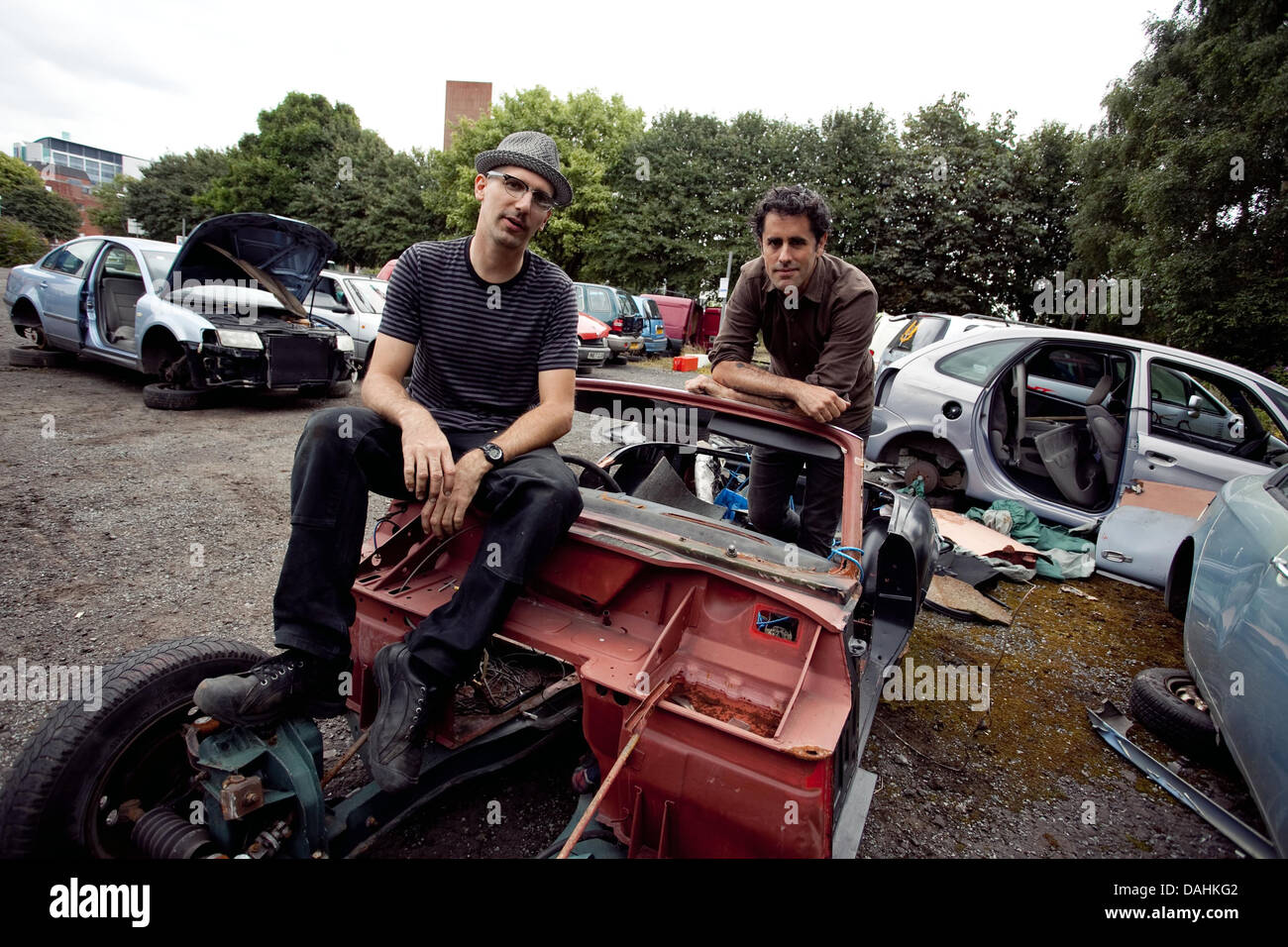 Jeff Stark (l) and Todd Chandler (r Stock Photo - Alamy