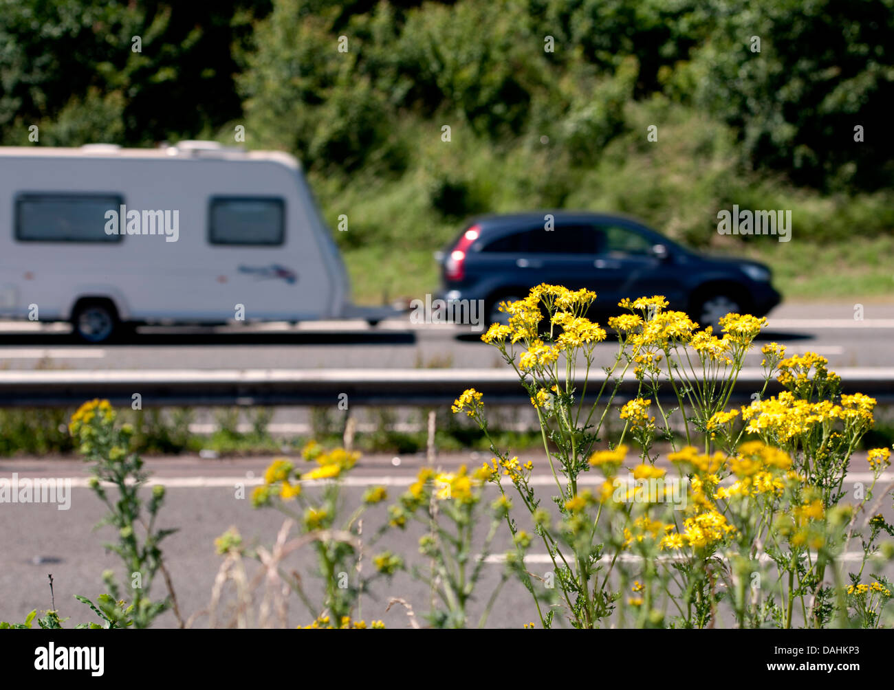 Car towing caravan hi-res stock photography and images - Alamy
