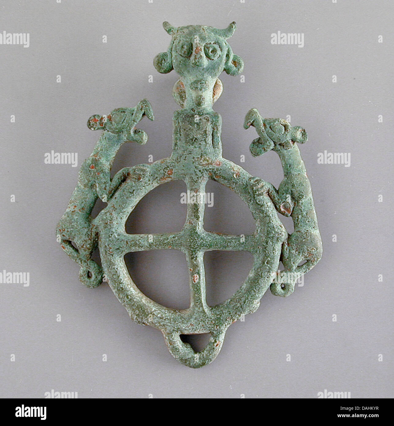 This harness ring is an ancient artifact used in equestrian practices ...