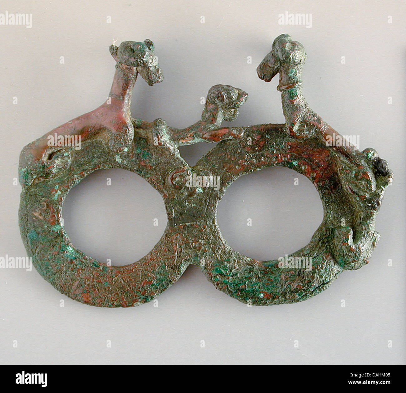 This harness ring is a historical object used in the attachment of ...