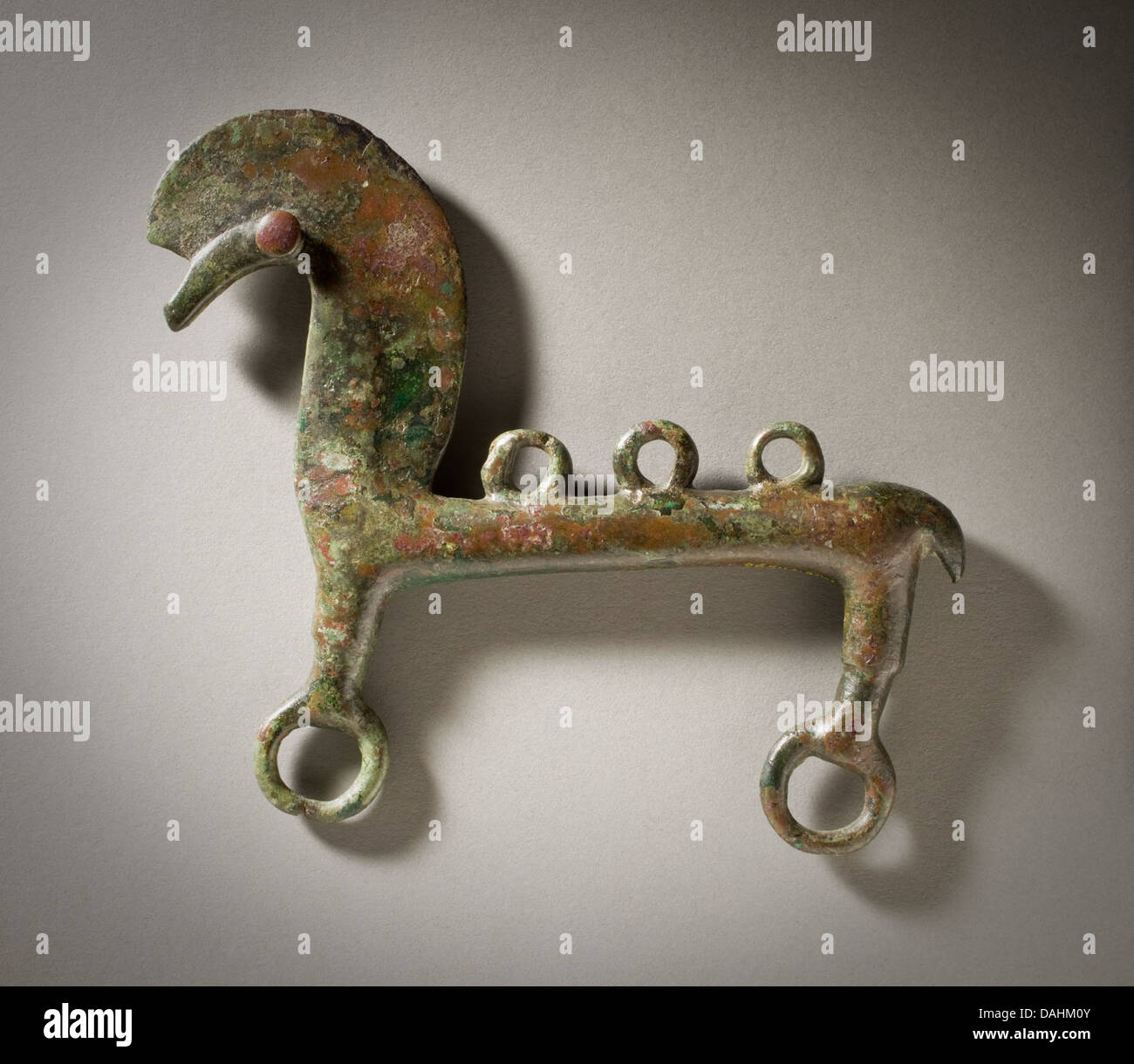 This harness trapping is shaped like a horse, reflecting its functional ...