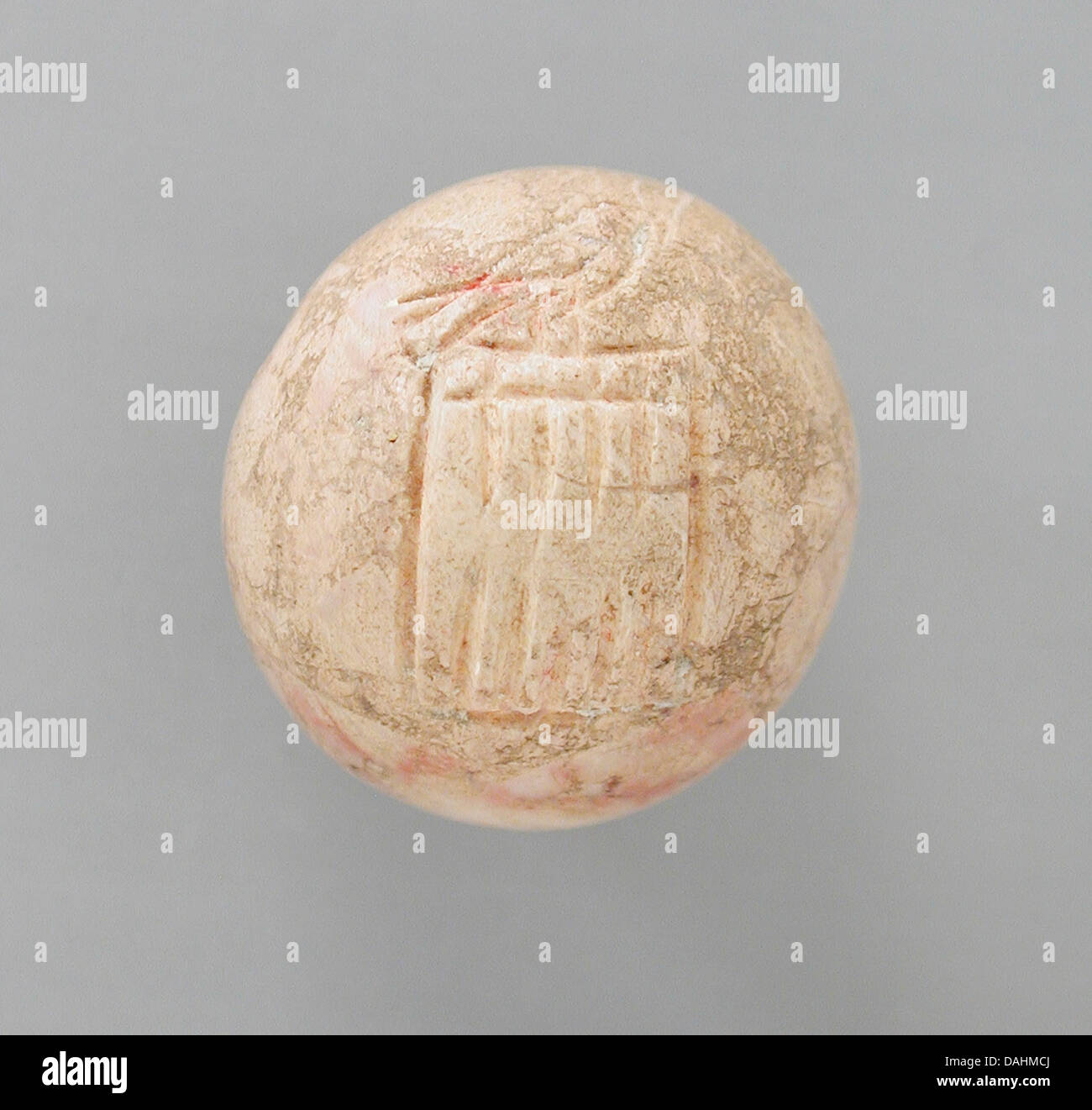 An inscribed stone from LACMA’s collection, featuring engravings that ...